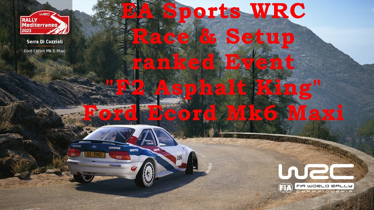 EA Sports WRC | Race & Setup | ranked Event - F2 Asphalt King - Rally ...
