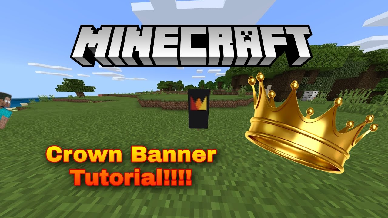 Crown Banner Tutorial!!!! Minecraft Tutorial!!!! - YouTube