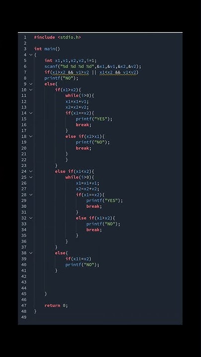 Number Line Jump | Hacker Rank Problem | solution #hackerrank #viral #shorts #best #advertising ...