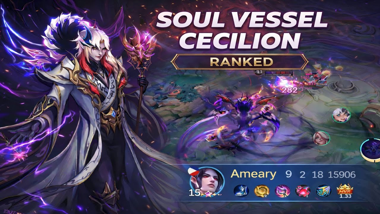 Cecilion Soul Vessel Gameplay | Legend Rank - YouTube