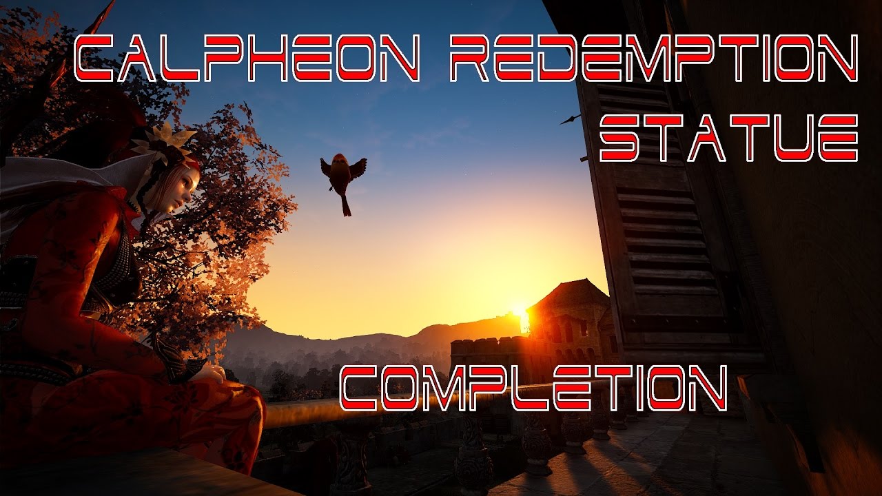 BLACK DESERT ONLINE:BDO - CALPHEON REDEMPTION STATUE - YouTube