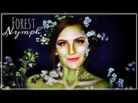 Forest Nymph Body Paint Tutorial // Kelsey Alexandra - YouTube