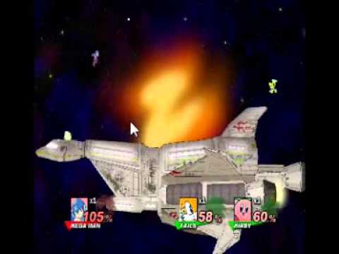 megaman y ness vs tails y kirbi ssf2 - YouTube