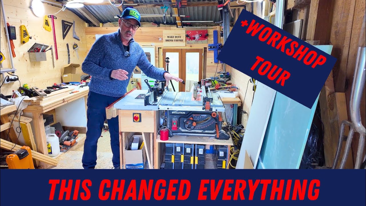 This Workstation TOTALLY Changed My Small Workshop (+Workshop Tour ...