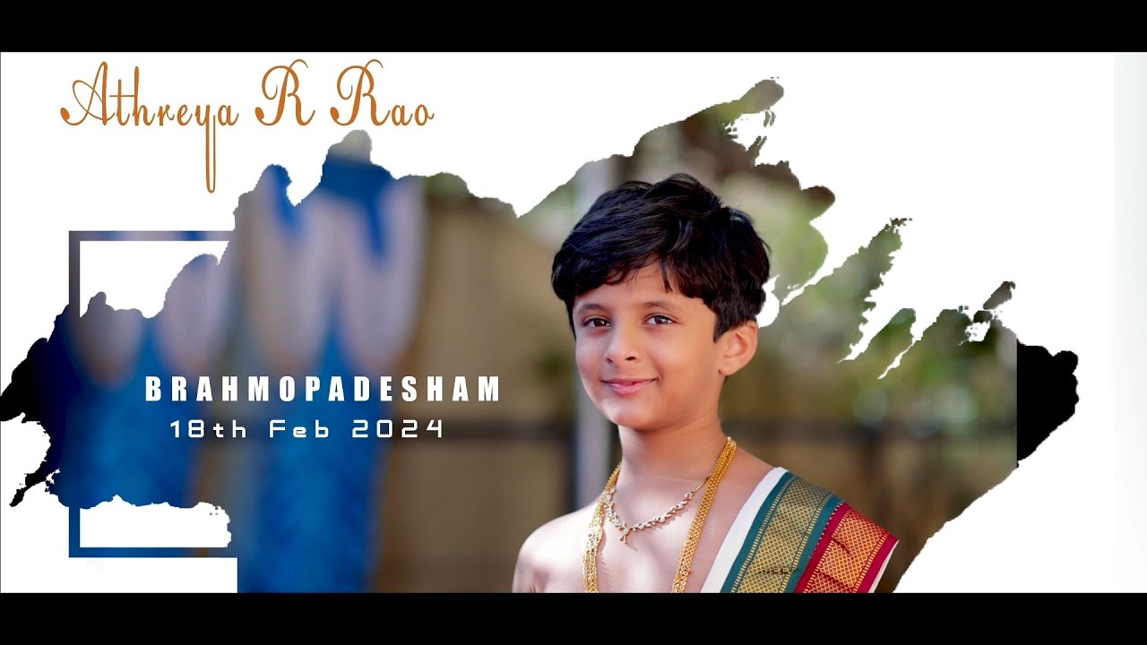 Brahmopadesha l Athreya R Rao l 18/02/2024 l Candid videography - YouTube