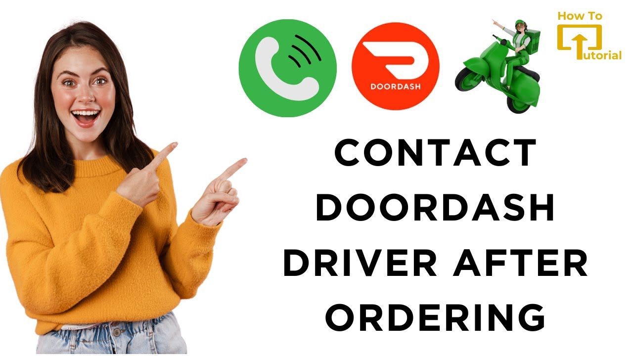 How to Contact Doordash Driver After Ordering - YouTube