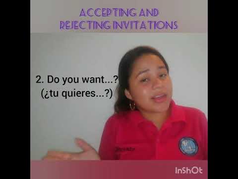 Accepting and rejecting invitations (would/want) - aceptar y rechazar ...