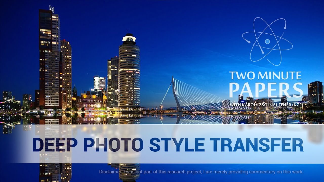 Deep Photo Style Transfer | Two Minute Papers #150 - YouTube