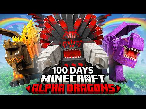 I Survived 100 Days in ALPHAS ONLY How To Train Your Dragon Minecraft Hardcore!