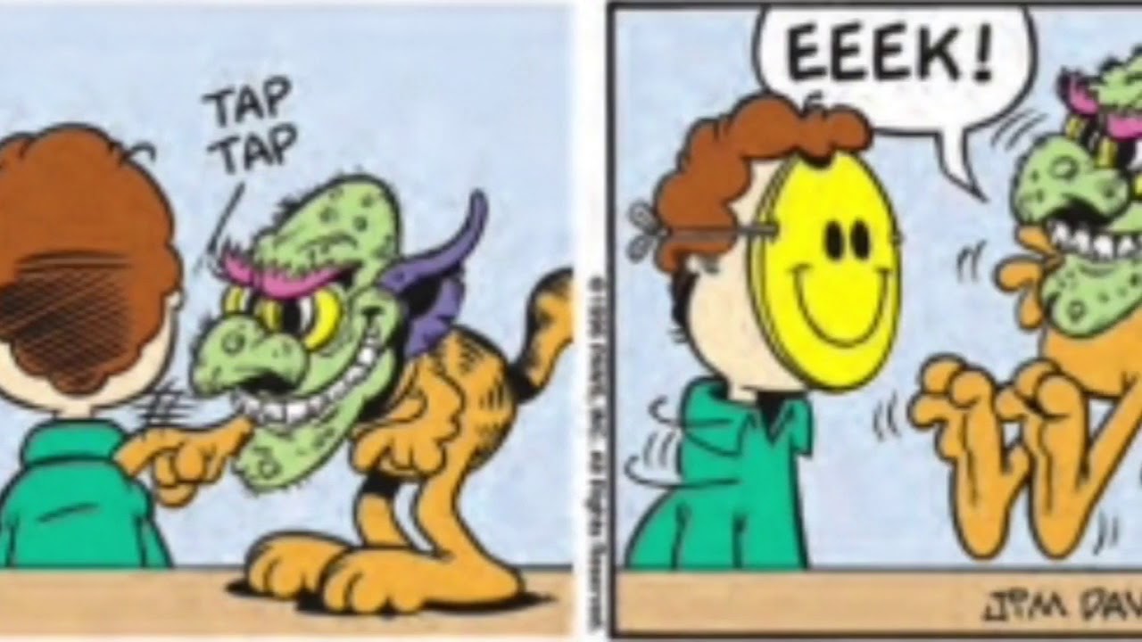 GoAnimate Reads Garfield Comic Strips (Episode 7) - YouTube