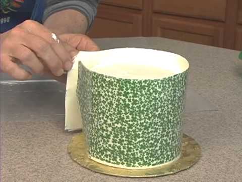 Chocolate Seasonal Edible Cake Wraps How to Wrap Cakes Decorating Video ...