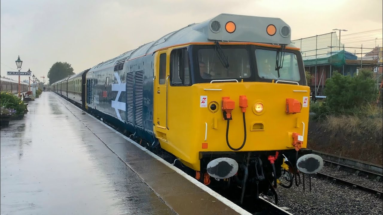 Fifty Fund Class 50 Entering Kidderminster SVR - YouTube