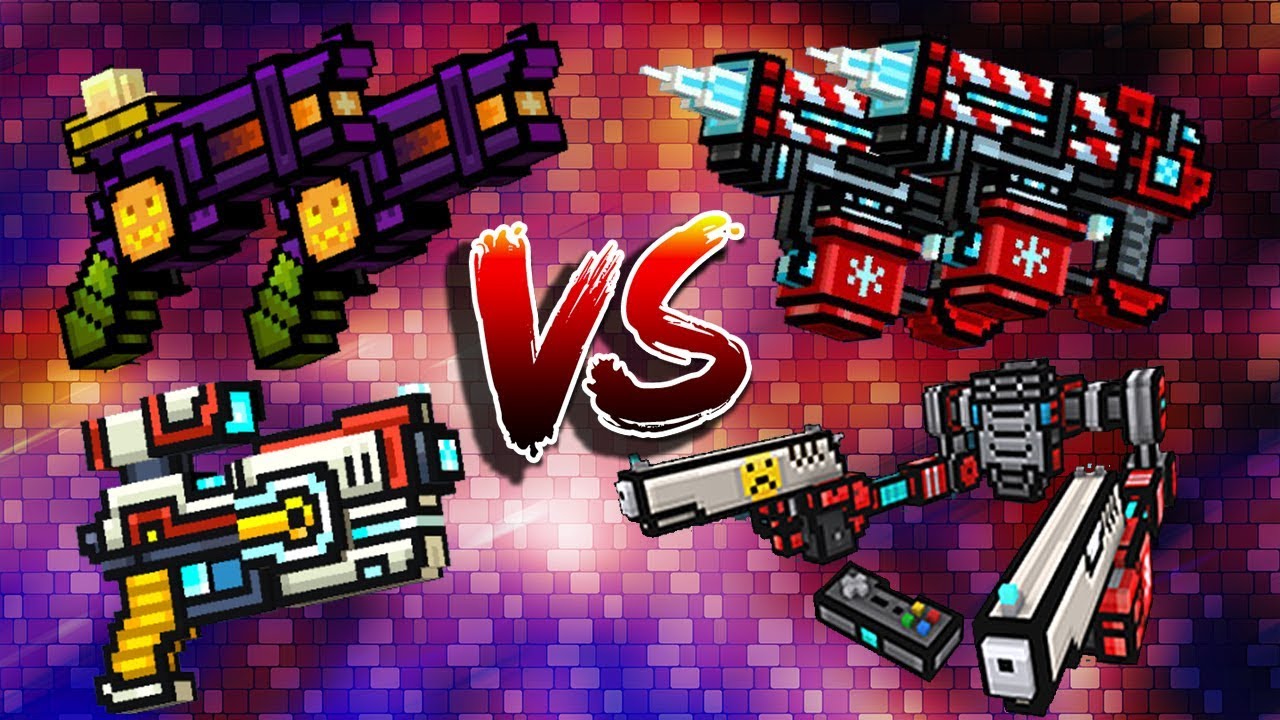 Pixel Gun 3D - Ritual Revolvers VS Royale Revolver VS Dual Cryo Pistols ...