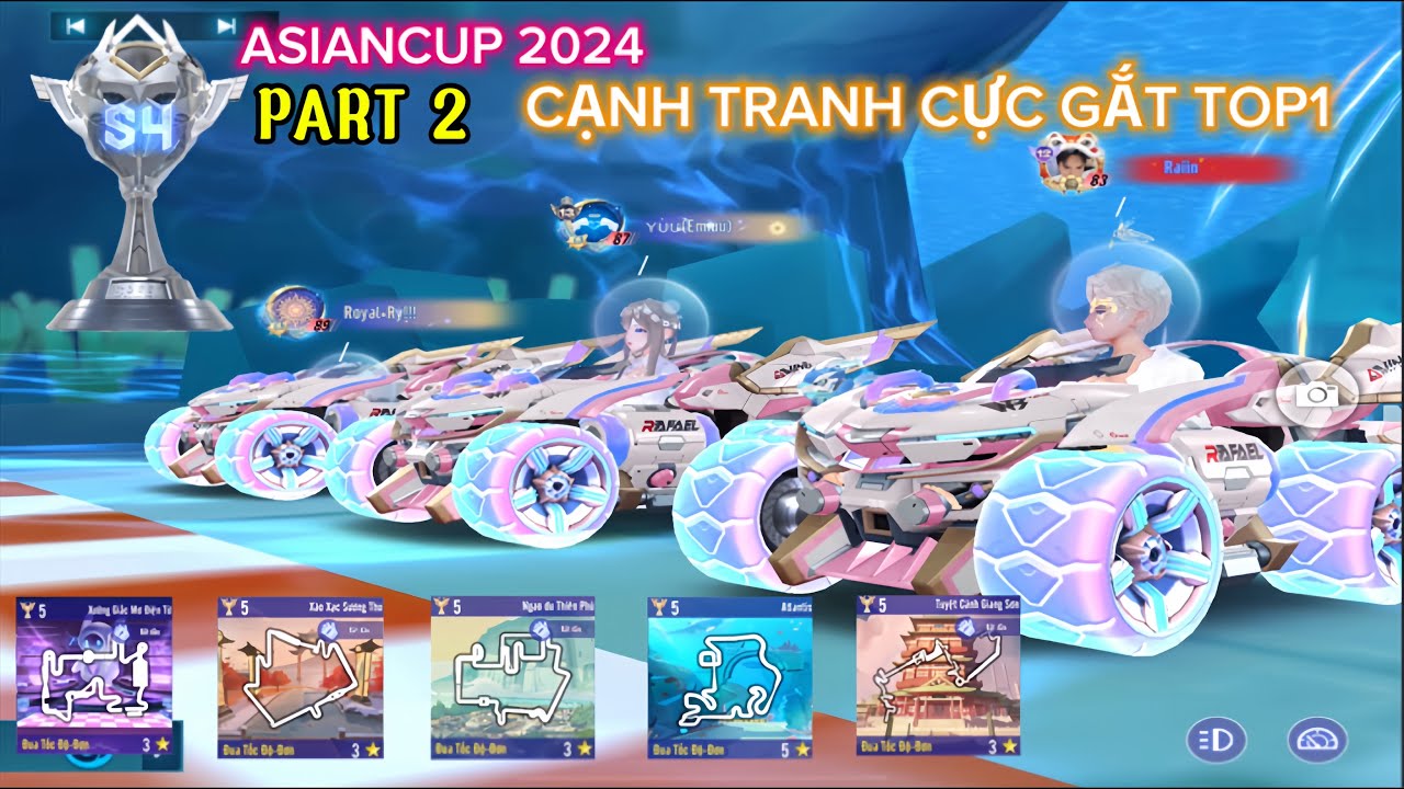 [ZING SPEED MOBILE] TRAIN MAP ASIANCUP PART2 RAIIN RY LONG CẠNH TRANH ...