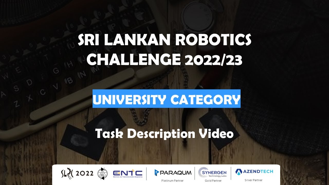SLRC 2022/23 University Category Task Description - YouTube