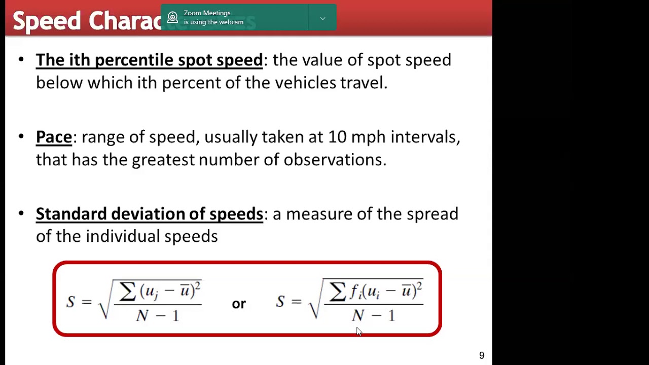 Traffic and Highway Engineering 3 -Spot Speed Study - YouTube