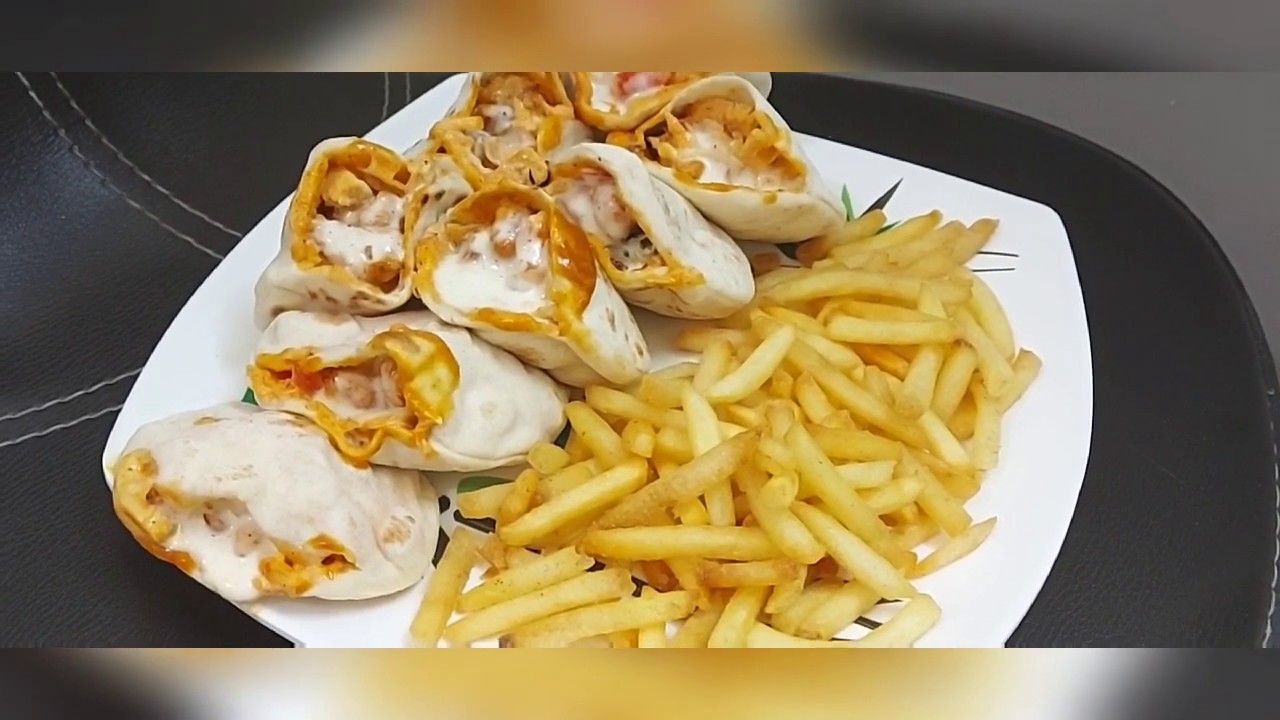 MINI CHICKEN SHAWARMA/KUBOOS SHAWARMA - YouTube