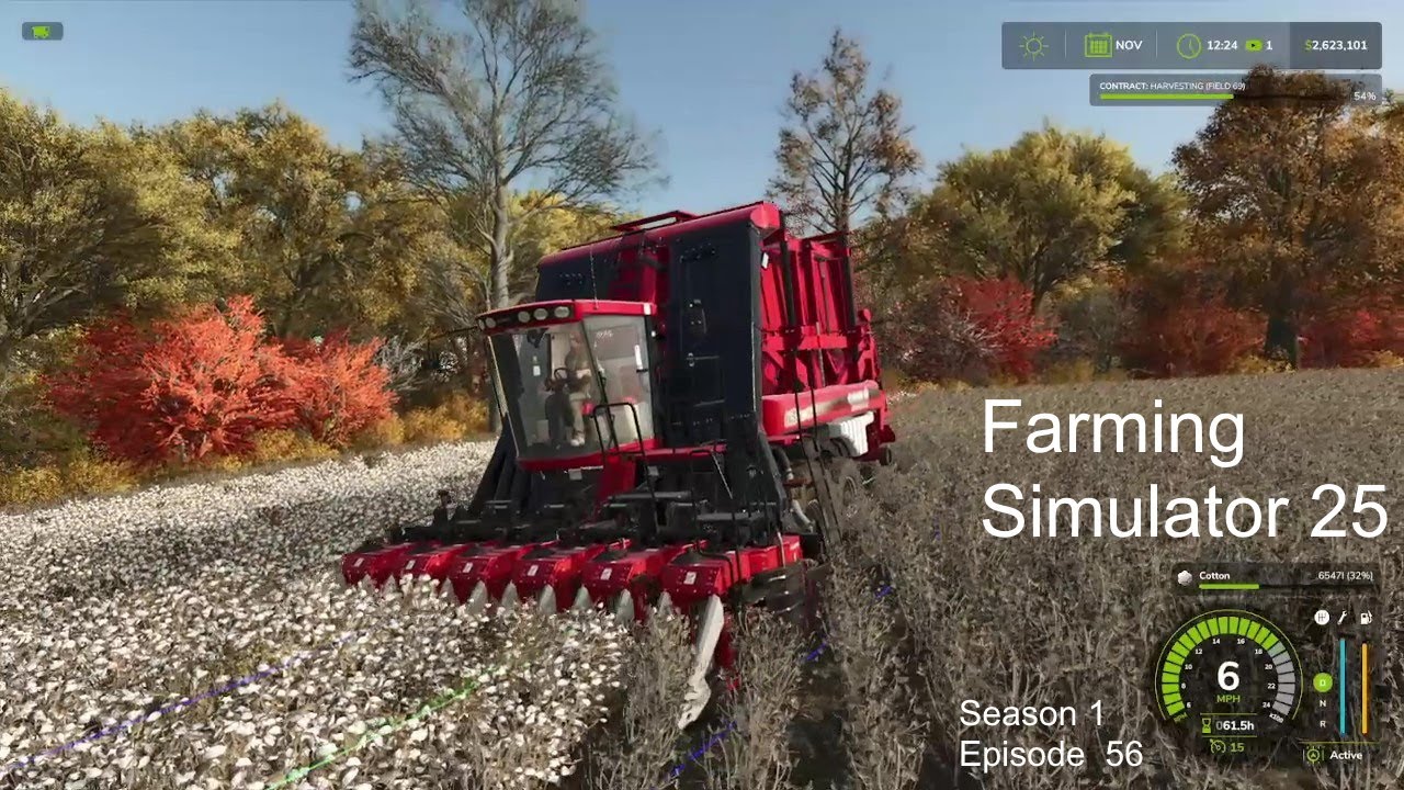 Farming Simulator 25 | Cotton Harvest Was A Success | Season 1 Episode ...