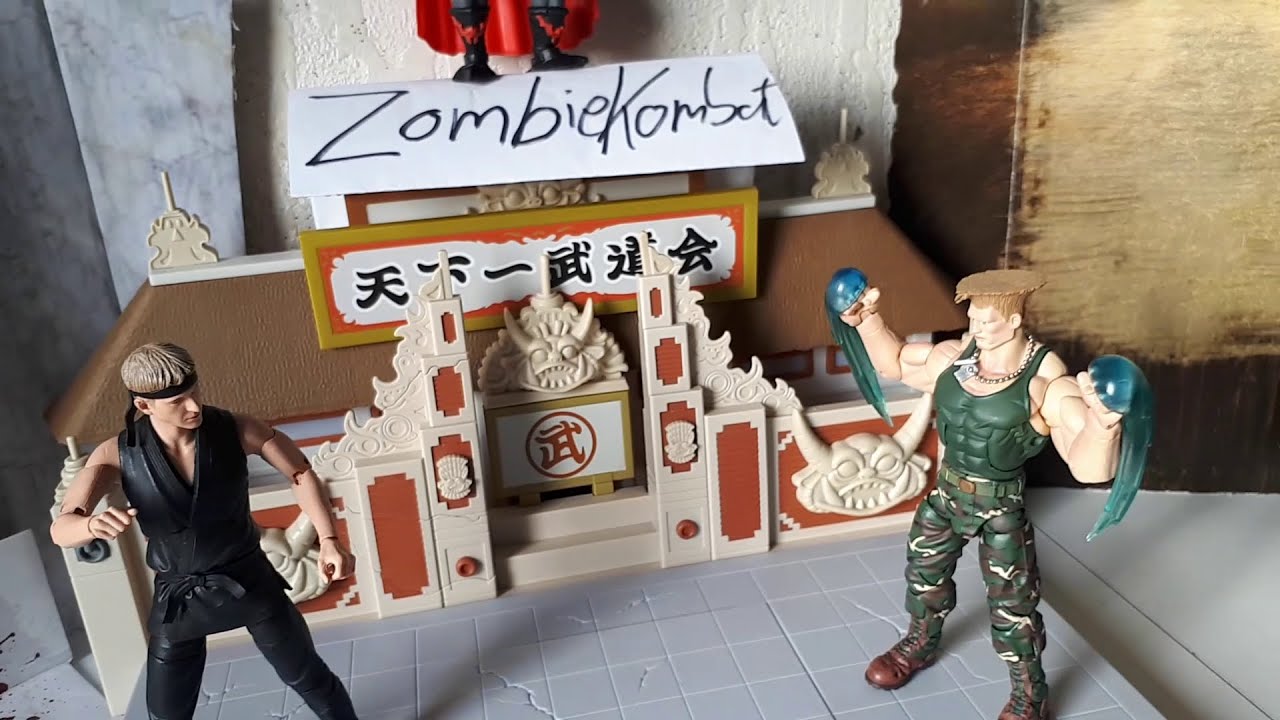 Zombie cop Miller attacks Sensei Kreese - Episode 3 - known from Cobra ...