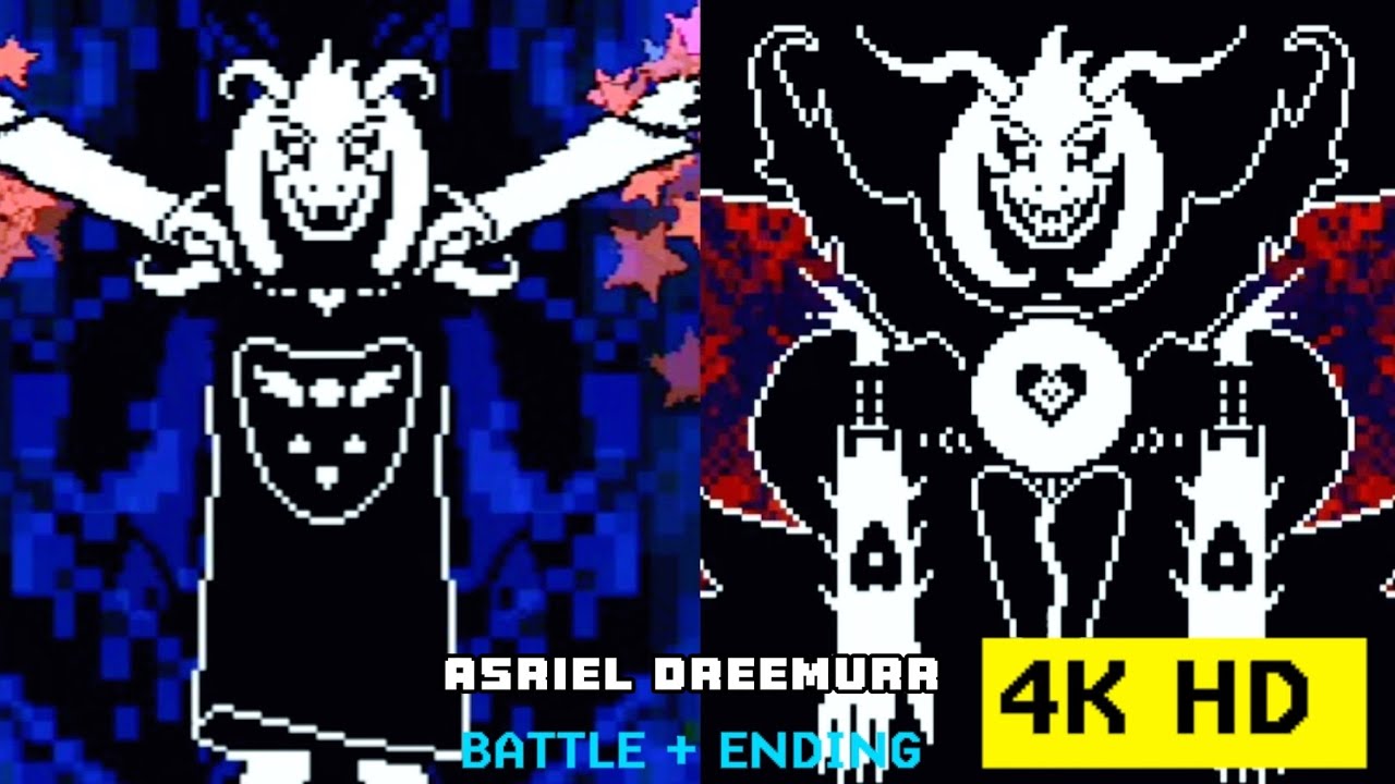 UNDERTALE | ASRIEL DREEMURR BOSSFIGHT 4K AND HD - YouTube
