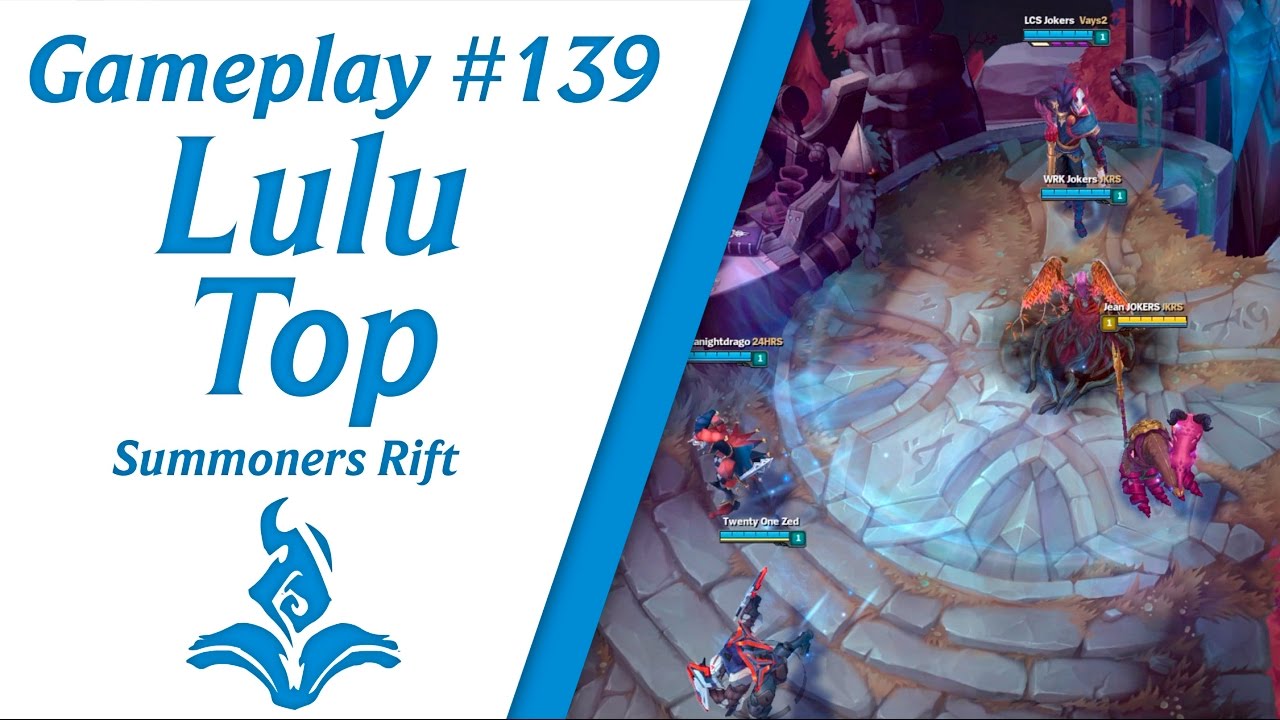 LOL Gameplay - Lulu Top e o Shaco AFK | 4K 60fps - YouTube