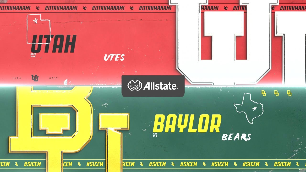 NCAA College Football 26 - Utah Utes Vs Baylor Bears PS5 Simulation ...