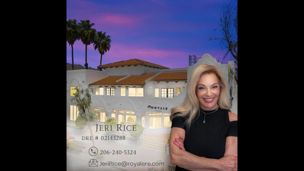 Why Choose Jeri to be Your Coachella Valley Realtor - YouTube