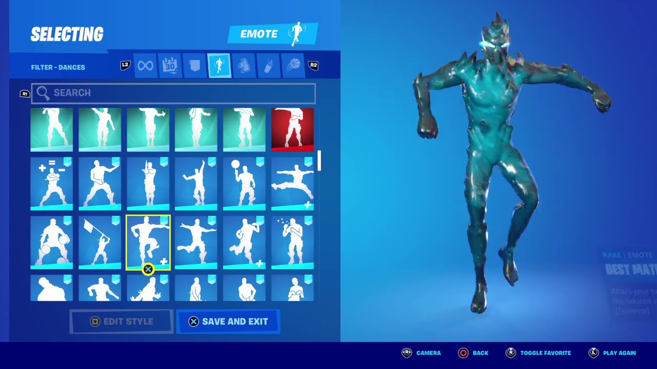 Skin Zero showcase with almost all emotes from fortnite!! - YouTube
