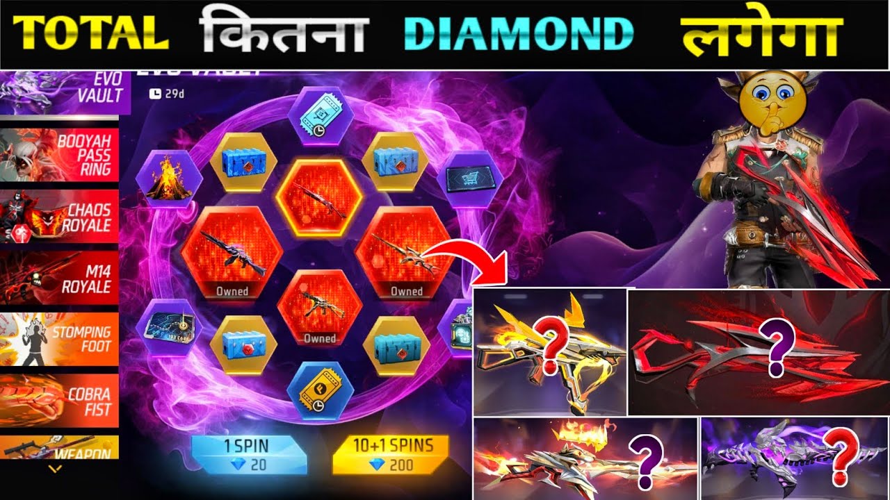 NEW EVO VAULT EVENT FREE FIRE| EVO M1014 2.O RETURN IN FREE FIRE| FF ...