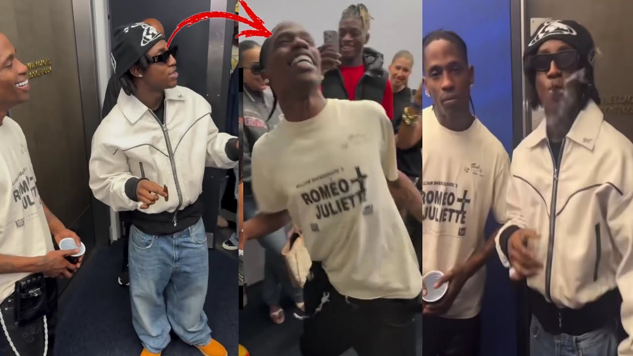 Shallipopi Meets Travis Scott For The First Time, With Davido Paved Way ...