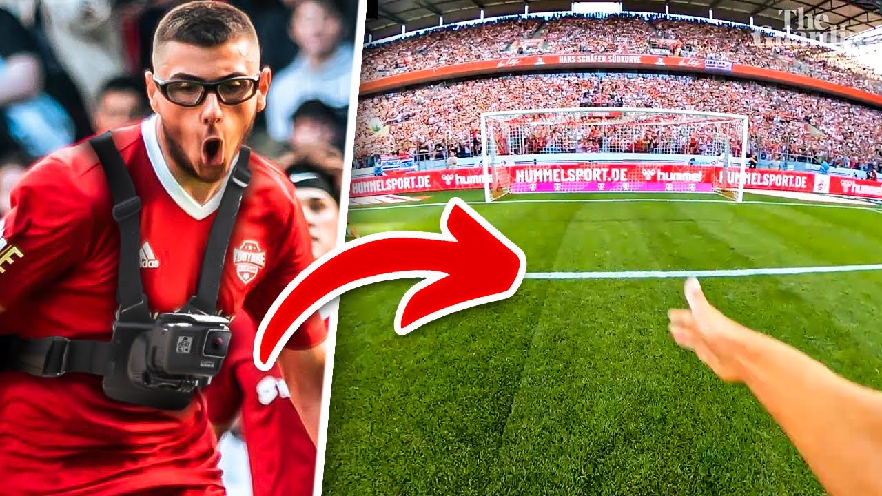 I Wore A Gopro In Football Charity Match! - YouTube