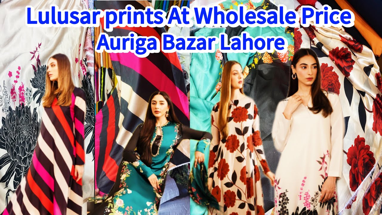 Lulusar Prints|| 3piece Suit In 3000rs || Short Silk, Papper Silk And ...