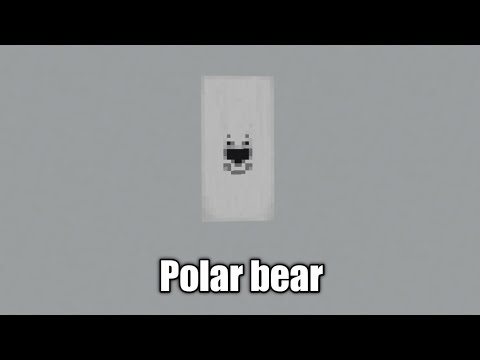 How to make a Polar Bear banner in Minecraft [Minecrxftmemes.de] - YouTube