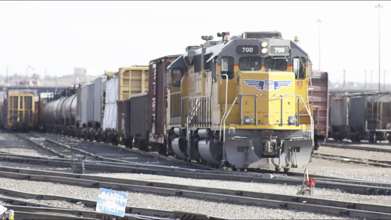 Locomotive Ops and Car Kicking at Denver North yard (4/24/22) - YouTube