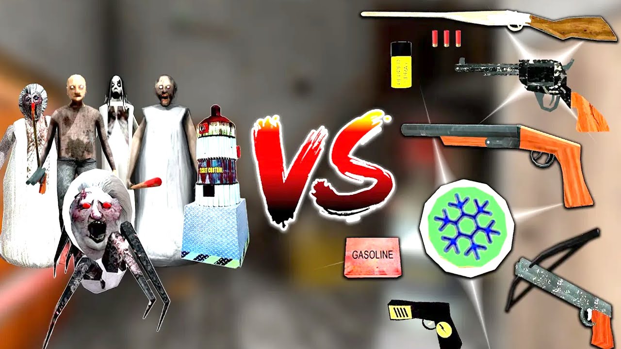 Granny All Remake Family Vs All Weapons - Granny Latest Update - YouTube