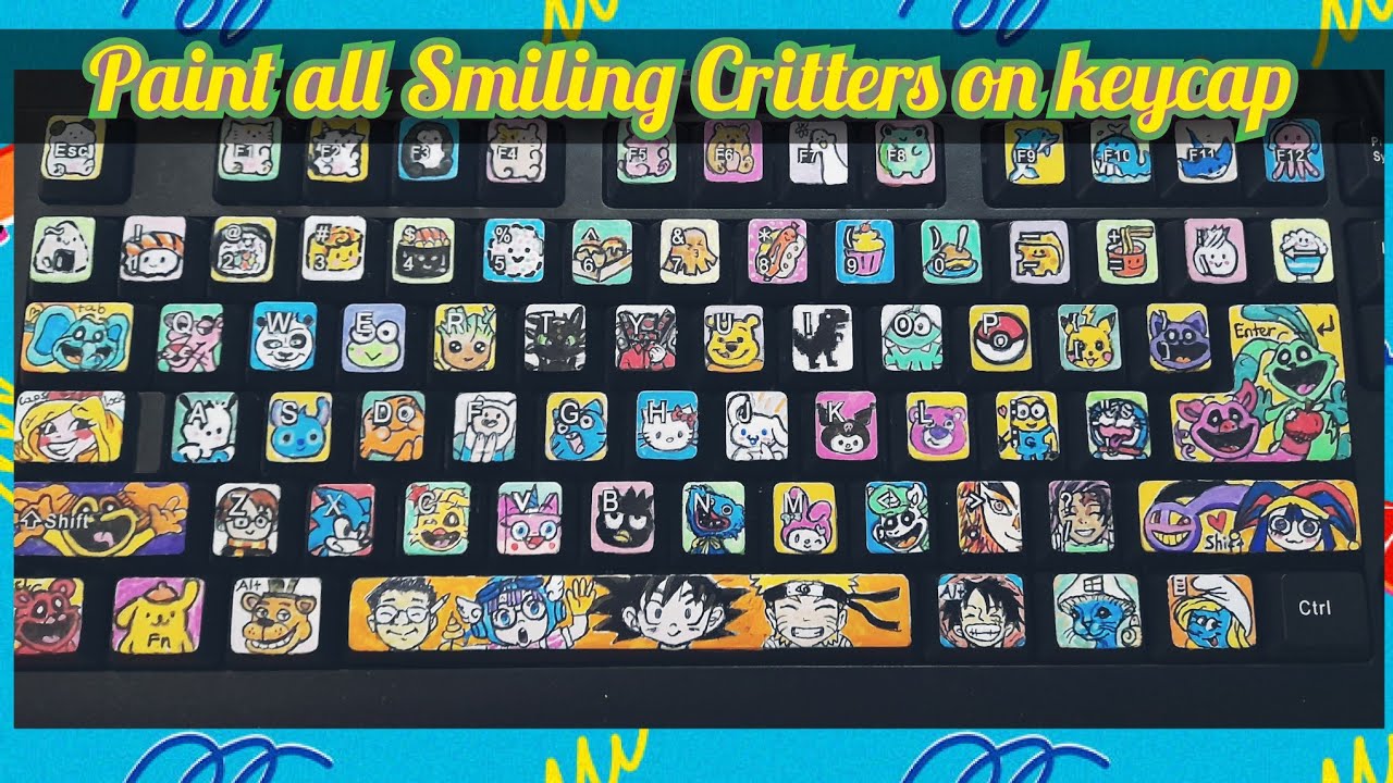 Paint Smiling Critters Poppy Playtime chapter 4 on keyboard #keyboard# ...