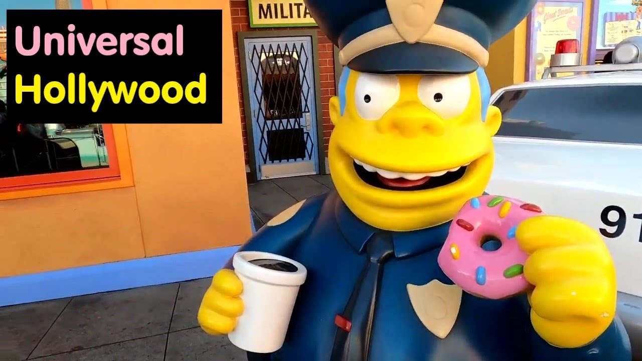 Universal Studio Hollywood | The Simpsons | Welcome To Springfield ...