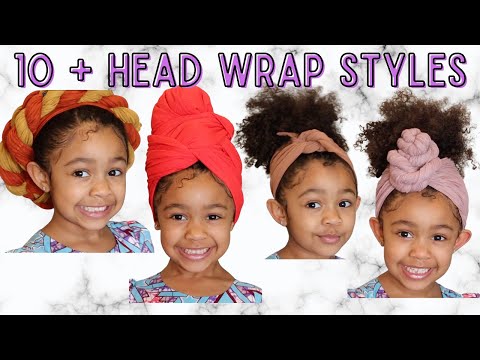 HEAD WRAP STYLES FOR KIDS | How To