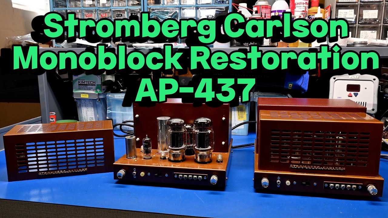 Stromberg Carlson AP-437 40 Watt 6550 Tube HIFI Amplifier Restoration ...