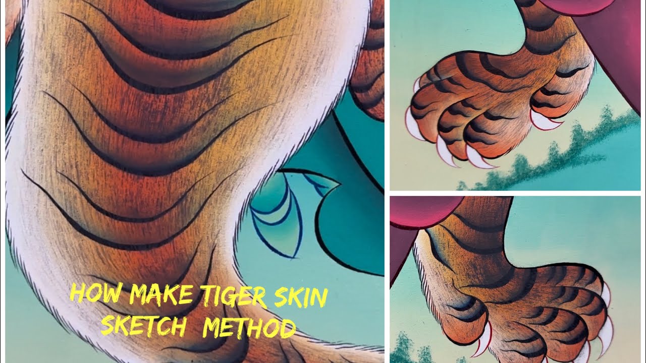 Thangka painting/ tiger skin sketch method ⁠@wodzer4253 - YouTube