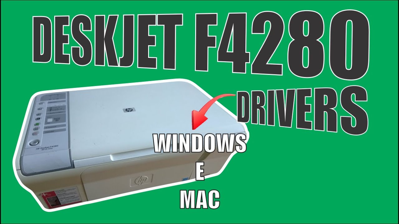 HP DeskJet F4280 (DICA PARA INSTALAR) #hp #drive #driver - YouTube