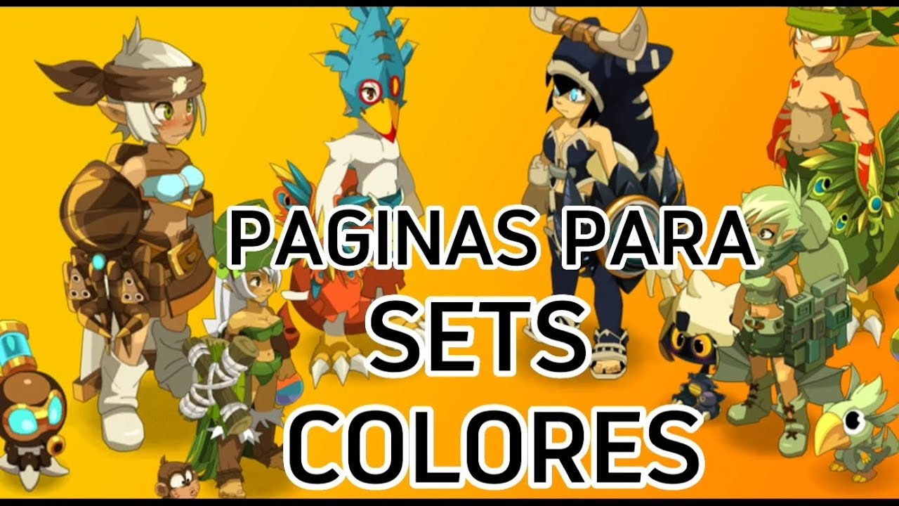 PÁGINAS UTILES PARA DOFUS TOUCH - COLORES, SETS SEGURIDAD Y MAS. - YouTube