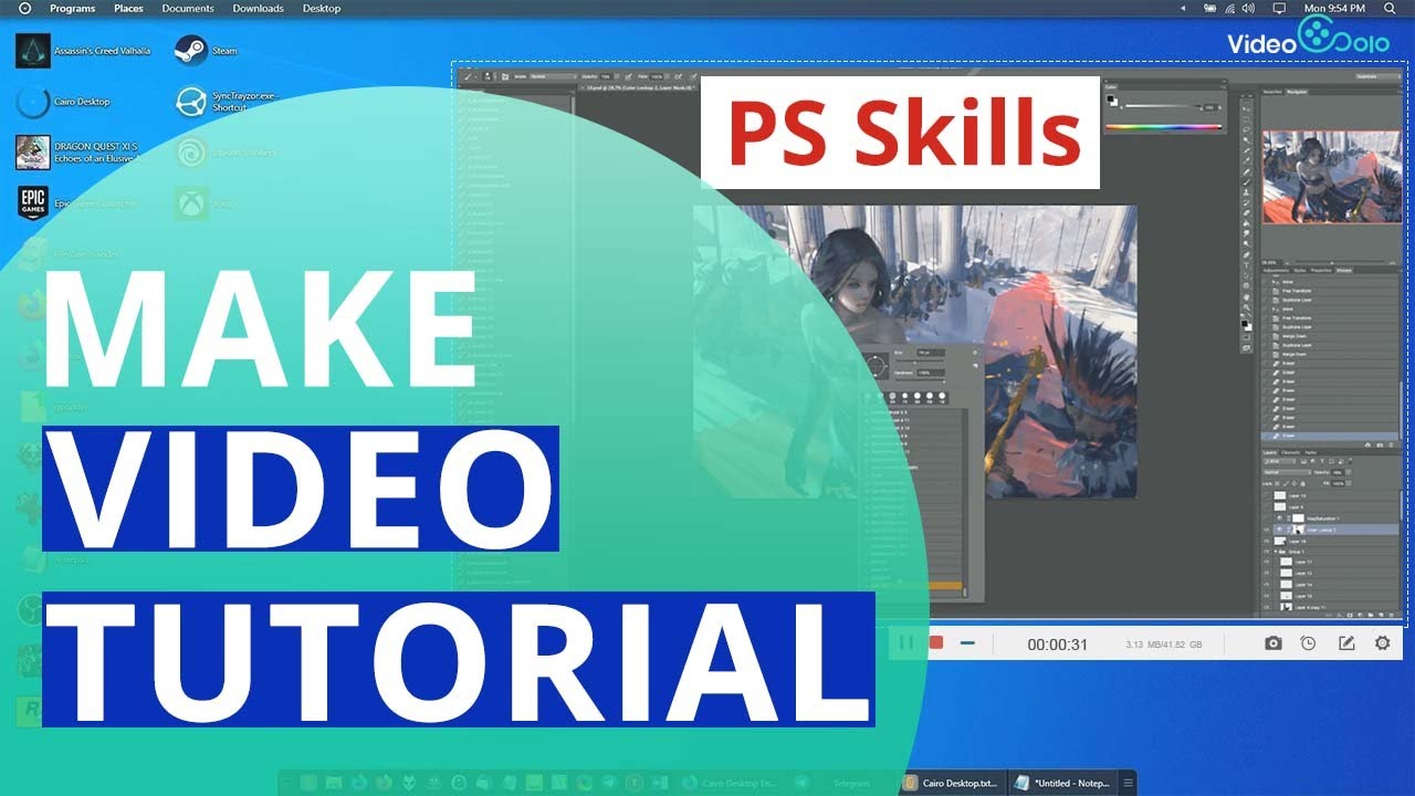 How to Record Computer Screen with VideoSolo Screen Recorder - YouTube