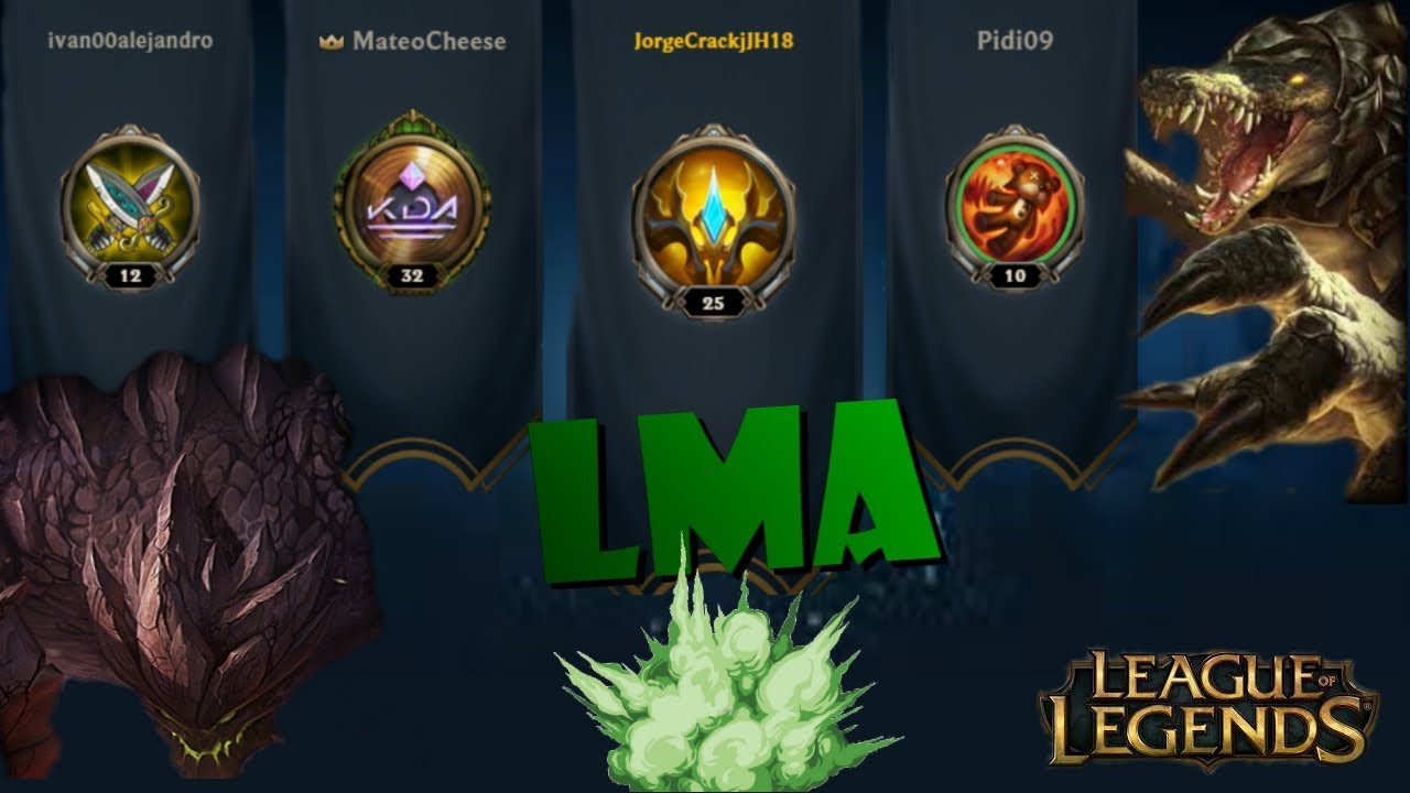 Primera Partida En Equipo-League Of Legends-LMA - YouTube