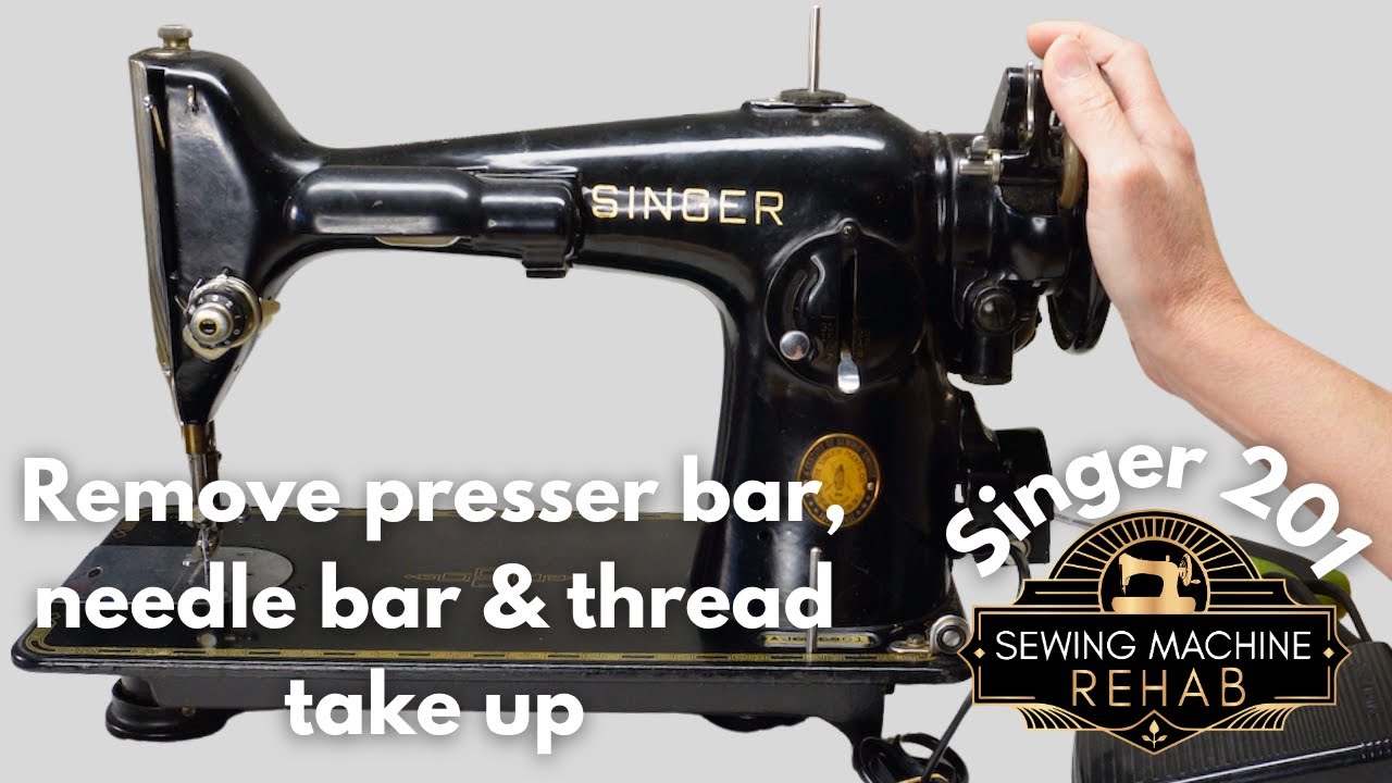 How to Take Apart a Singer 201 Sewing Machine (Step by Step ...