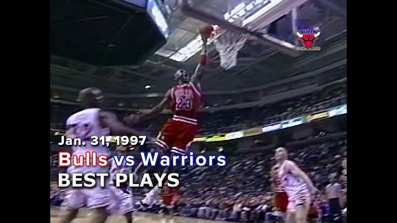 January 31, 1997 Bulls vs Warriors highlights - YouTube