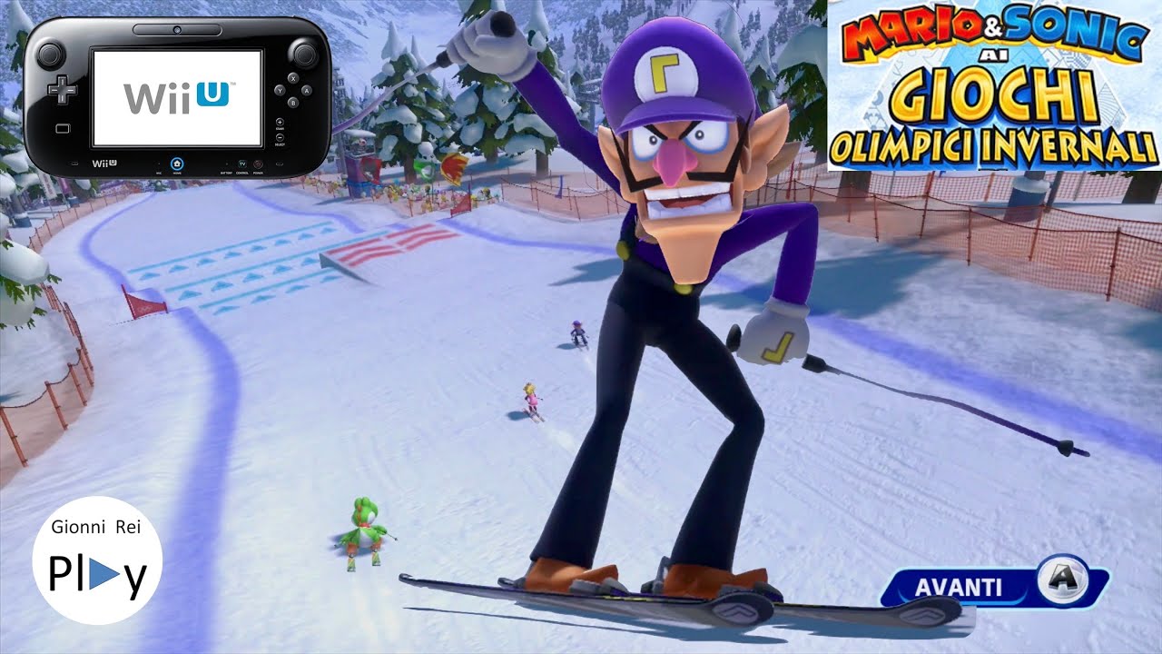 Mario Waluigi Sci Cross Freestyle Run Olimpiadi Invernali 2014 Sochi ...