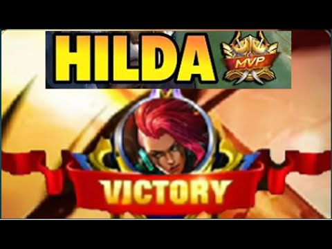 hilda hybrid tank fighter build #mobilelegends - YouTube