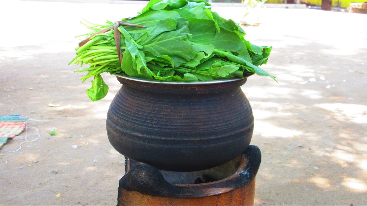 Traditional Spinach Recipe Cooking in My Village | VILLAGE FOOD - YouTube