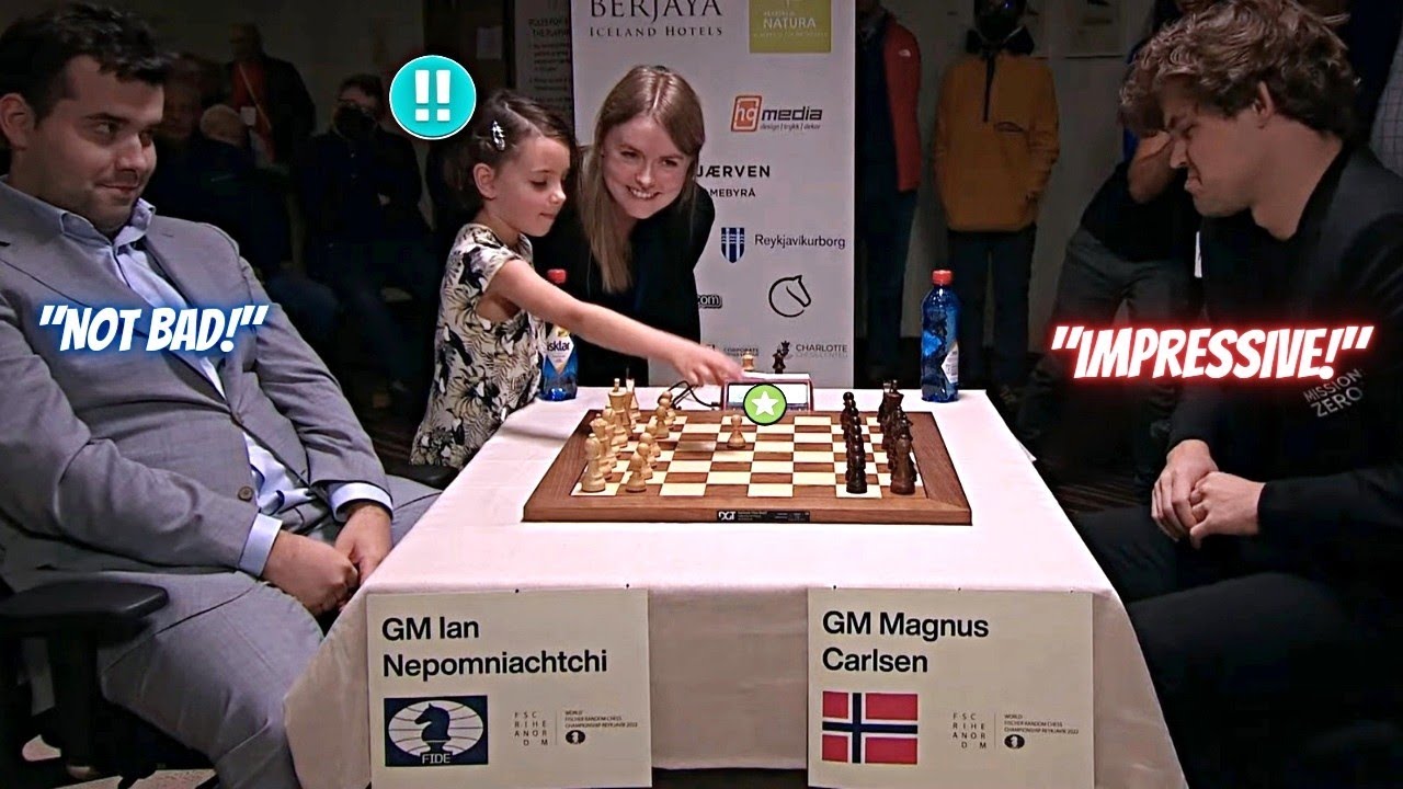 Magnus and Nepo are IMPRESSED with the First Move by Little KID!?😯 ...